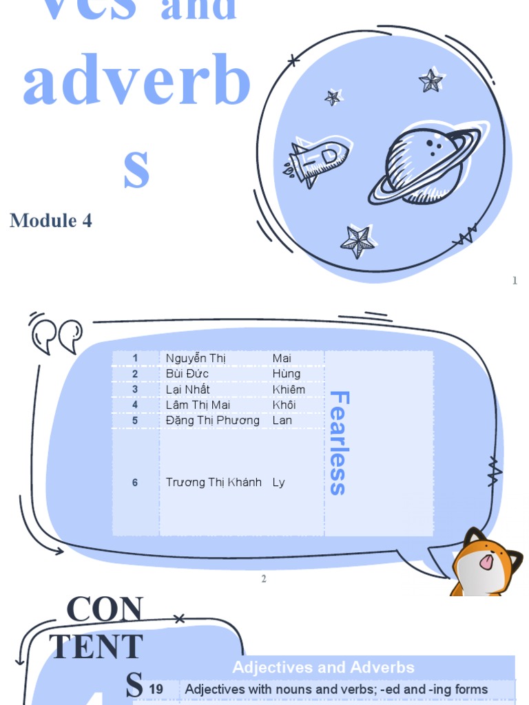 Module4-GRAMMAR (Final) | PDF | Adjective | Adverb