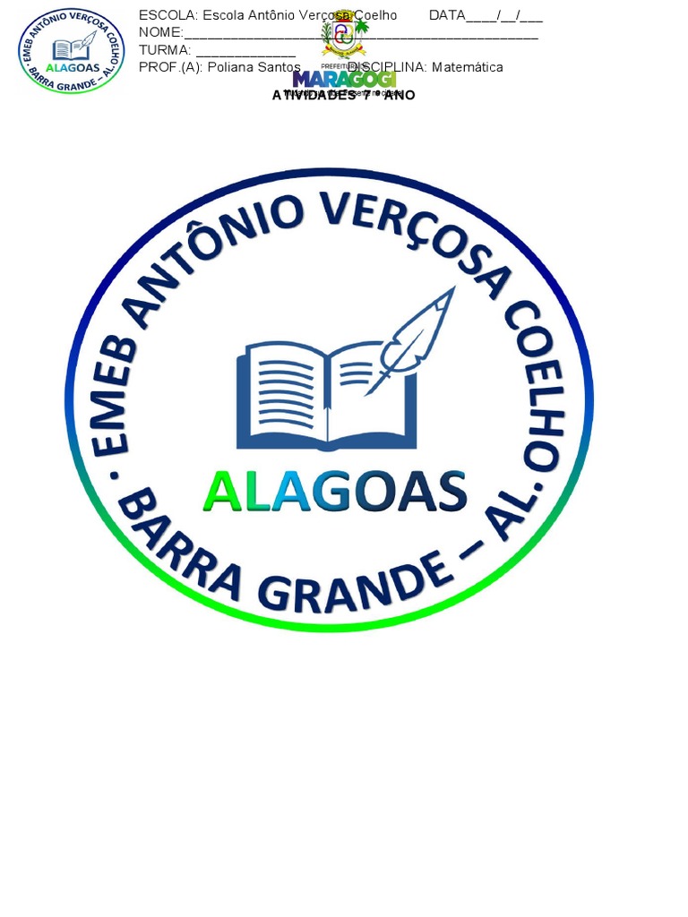 Atividade 7 Ano | PDF