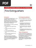 Fire Extinguisher Placement Guide | PDF | Safety