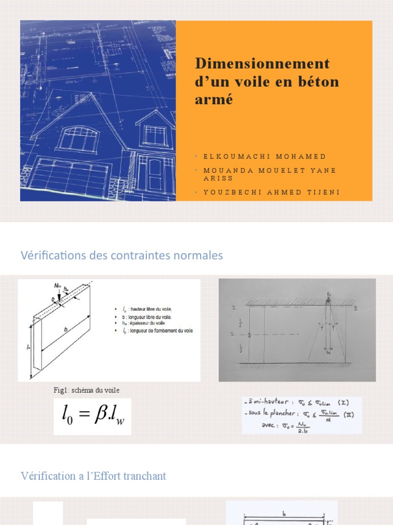 Dimensionnement D'un Voile en Béton Armé | PDF