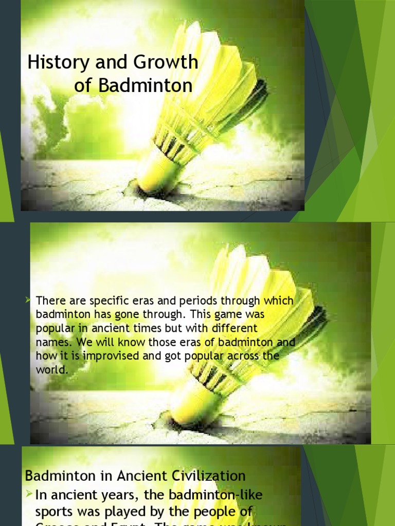 History and Evolution of Badminton | PDF | Sports Competitions | Sports