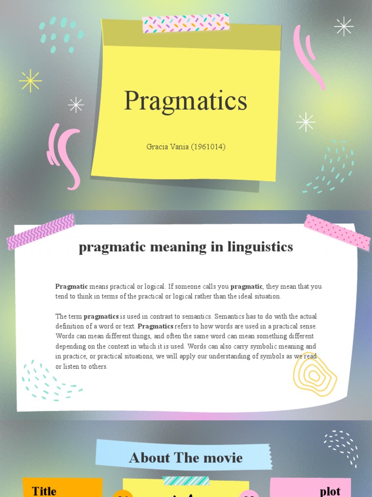 Pragmatics | PDF | Logic | Human Communication