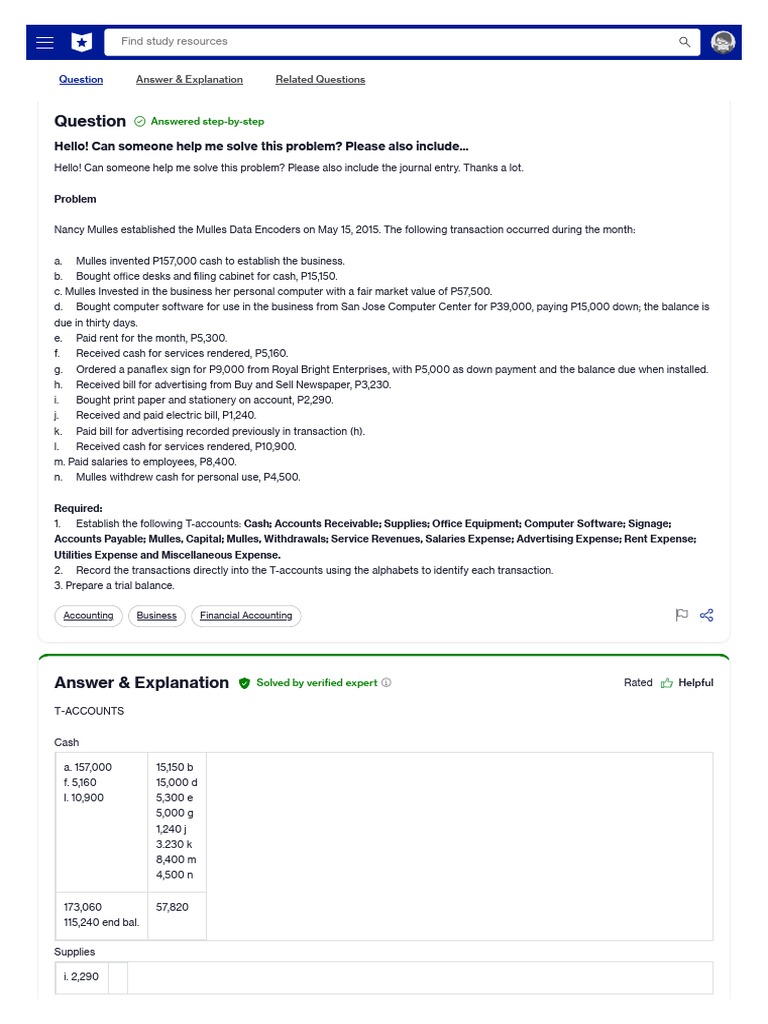 Hello! Can Someone Help Me Solve This Problem? Please Also Include ...