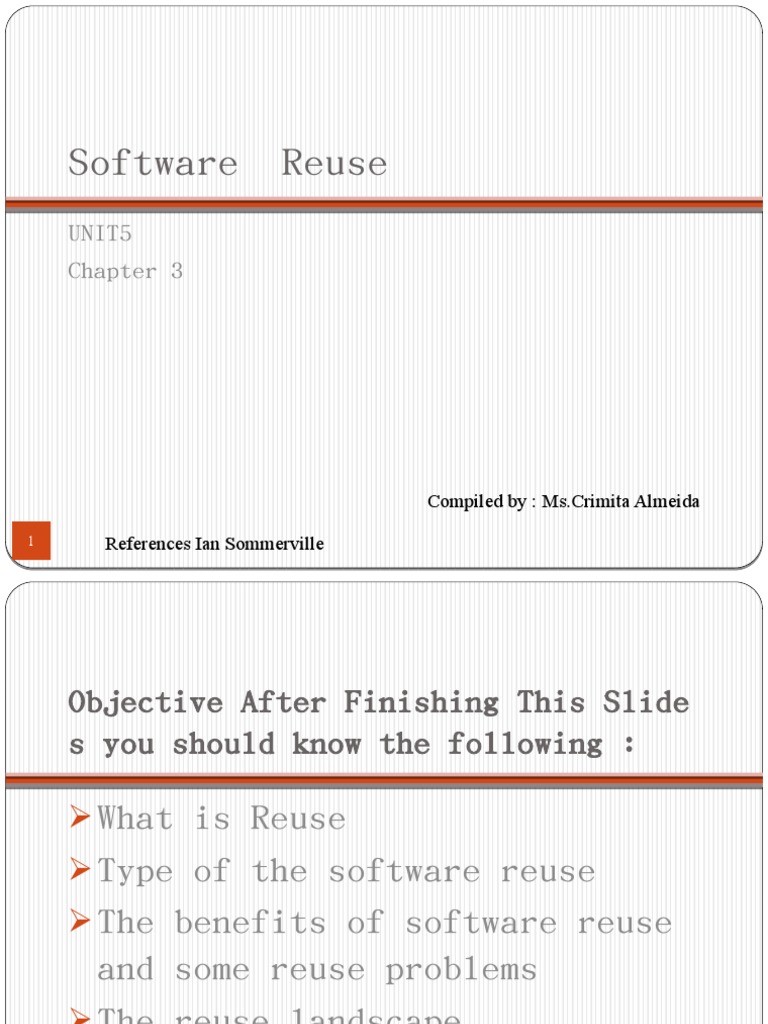 Software Reuse | PDF | Software Framework | System