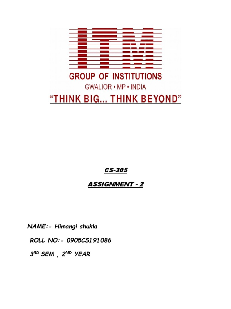 Assignment Solutions by Himangi Shukla | PDF | Namespace | Software Development