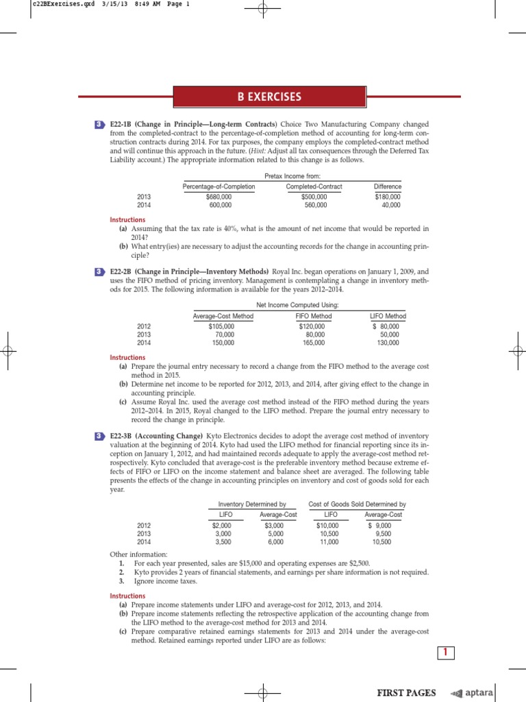 CH 22 | PDF | Depreciation | Income Statement