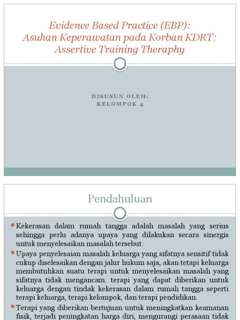 EBP Kelompok 4 | PDF