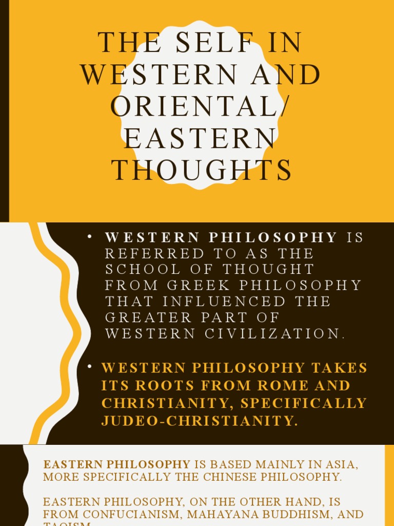 The Self in Western and Oriental Thoughts | PDF | Confucianism ...