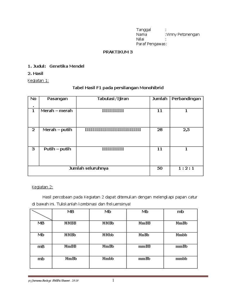 Laprak 3 Biodas | PDF