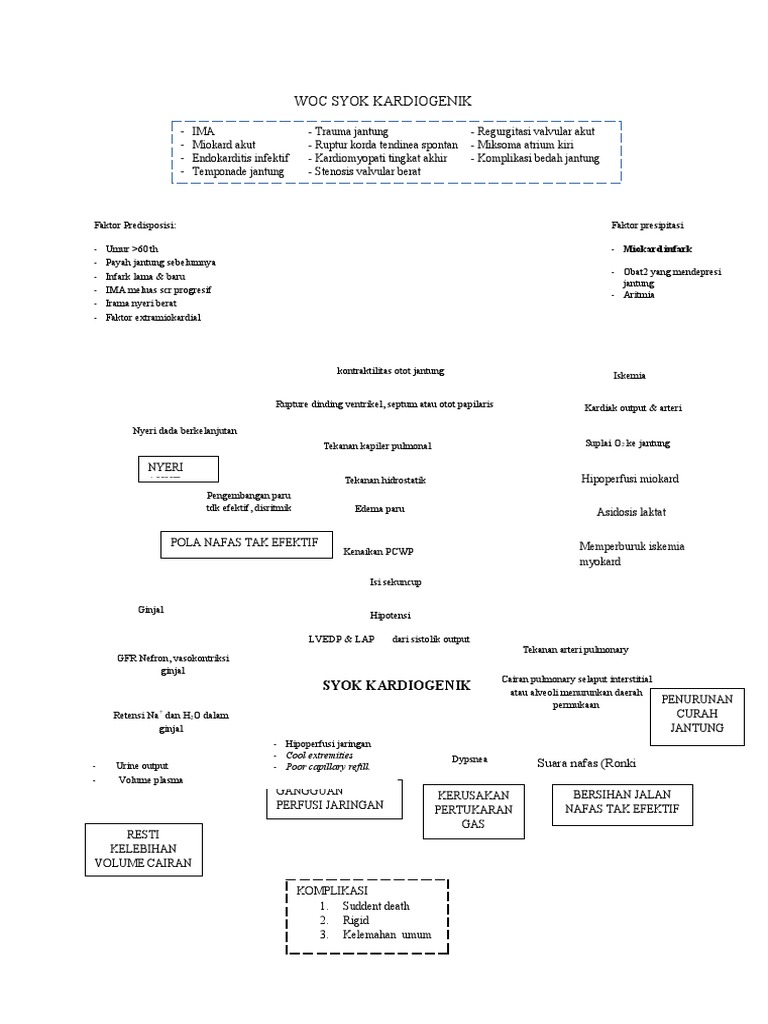 WOC Syok Kardiogenik | PDF