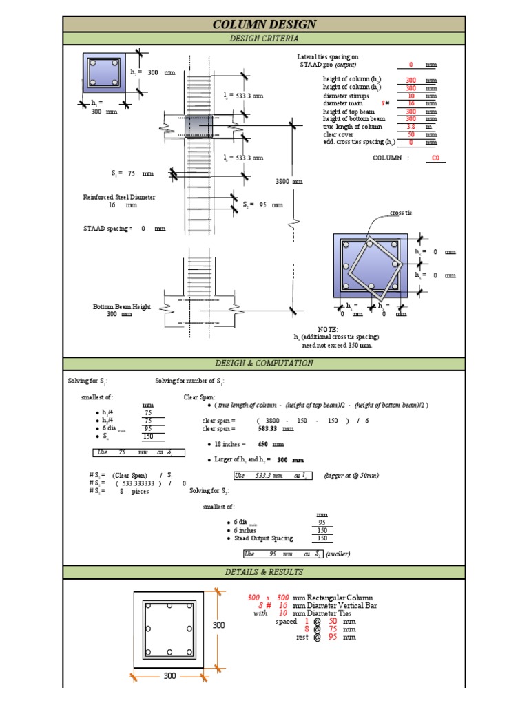 Column Design | Download Free PDF | Column | Structural Engineering