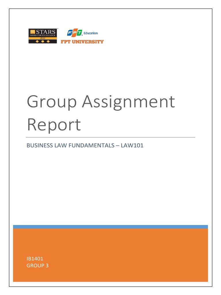 Group Picky IB1401 LAW101 Group Assignment SP20 | PDF | Offer And ...
