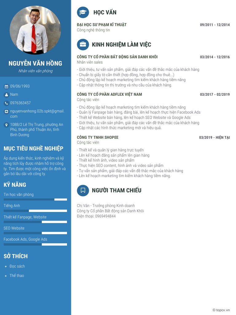 NGUYỄN VĂN HỒNG - NVVP | PDF