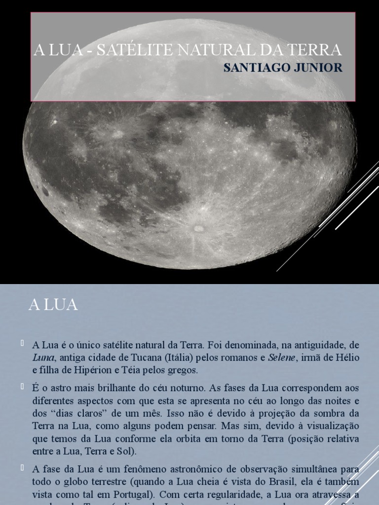 Fases Da Lua | PDF | Lua | Terra