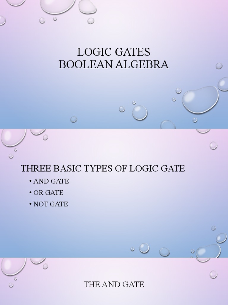 04 Logic Gates And Boolean Algebra Pdf Teaching Mathematics Boolean Algebra
