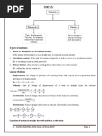 Module 2 - Rectilinear Motion | PDF | Acceleration | Mechanical Engineering