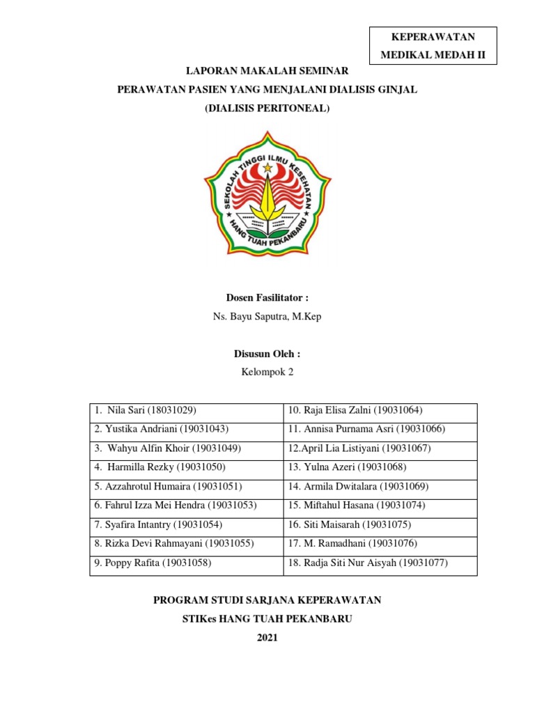 19B - Kel2 - Dialisis Peritoneal | PDF