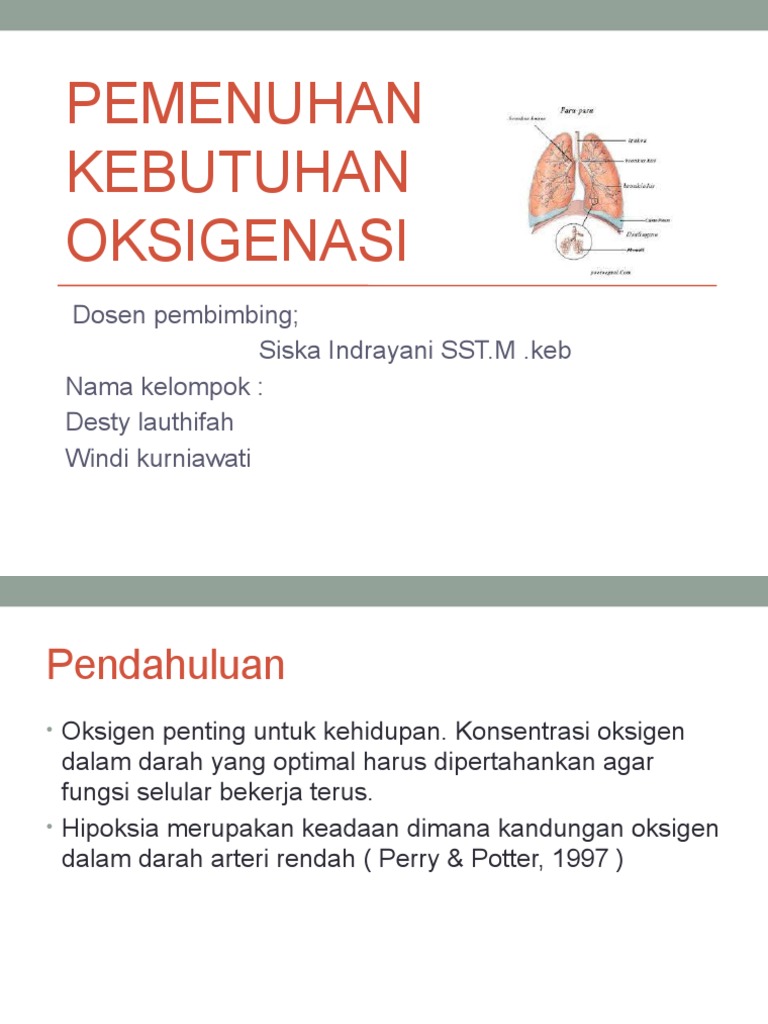 Pemenuhan Kebutuhan Oksigenasi | PDF