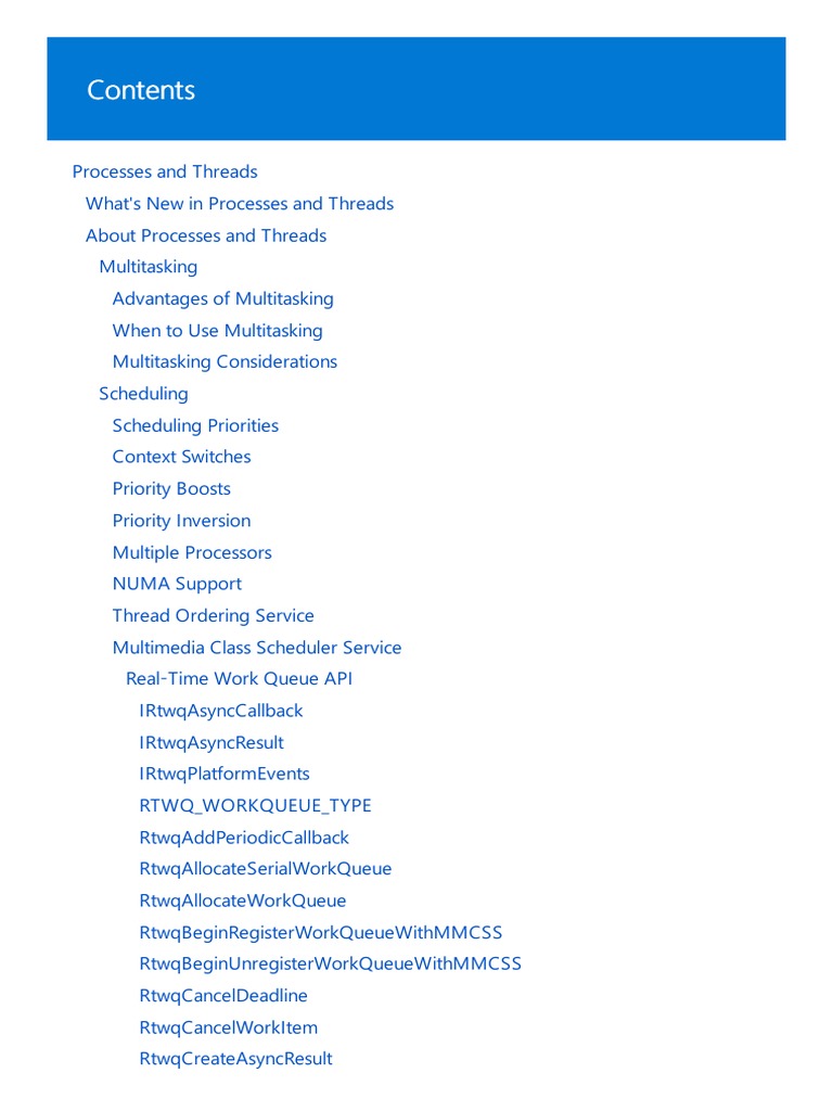 Win32 Processes and Threads | PDF | Thread (Computing) | Process ...