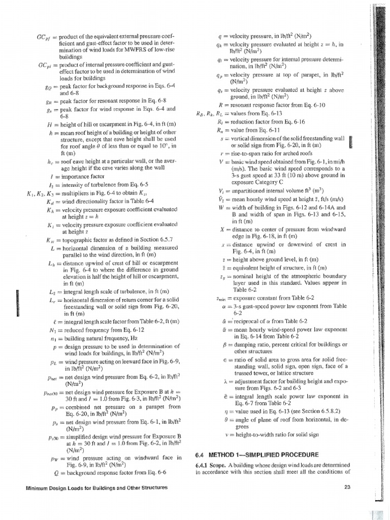 ASCE 7-05 - Wind Loads | PDF