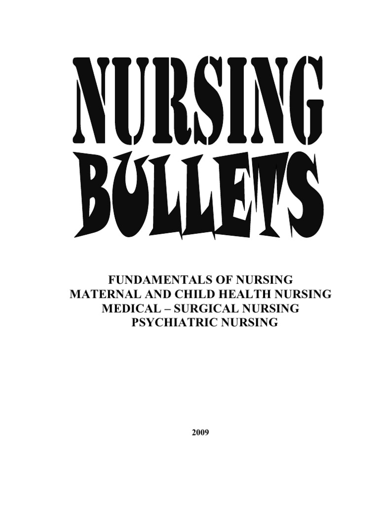 Nursing Bullets | PDF