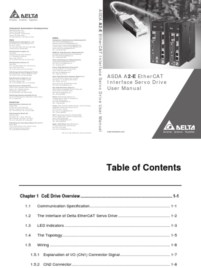 Delta Ia-Asd Asda-A2-e Um en 20210205 | PDF | Manufactured Goods ...