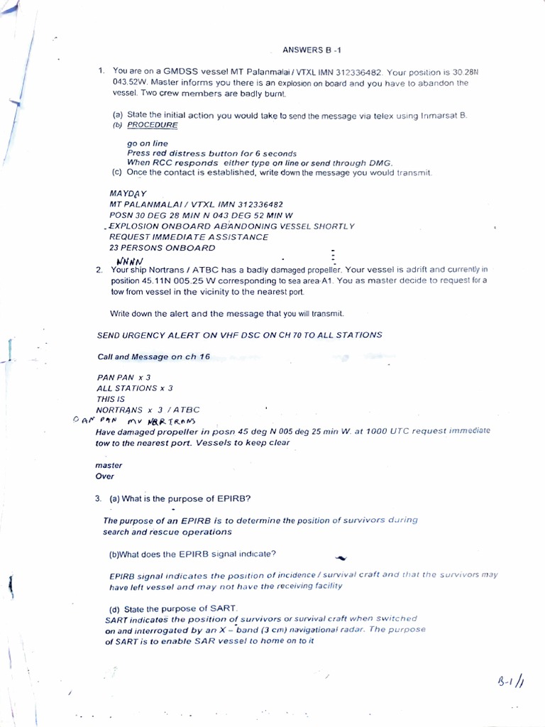 GMDSS Question and Answers Set | Download Free PDF | Electronics | Telecommunications Engineering