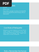 Netiquette Lesson Plan | PDF | Etiquette | Educational Technology