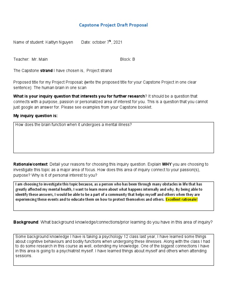 CLC 12 - Capstone Project Draft Proposal | PDF | Qr Code | Brain