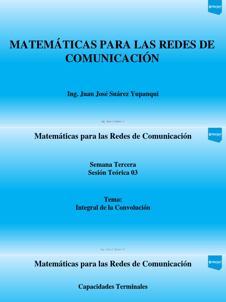 Teoría 03 - Integral de La Convolución | PDF | Función (Matemáticas ...