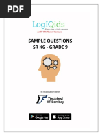 LogIQids - SR KG Sample Paper PDF | PDF | Teaching Mathematics