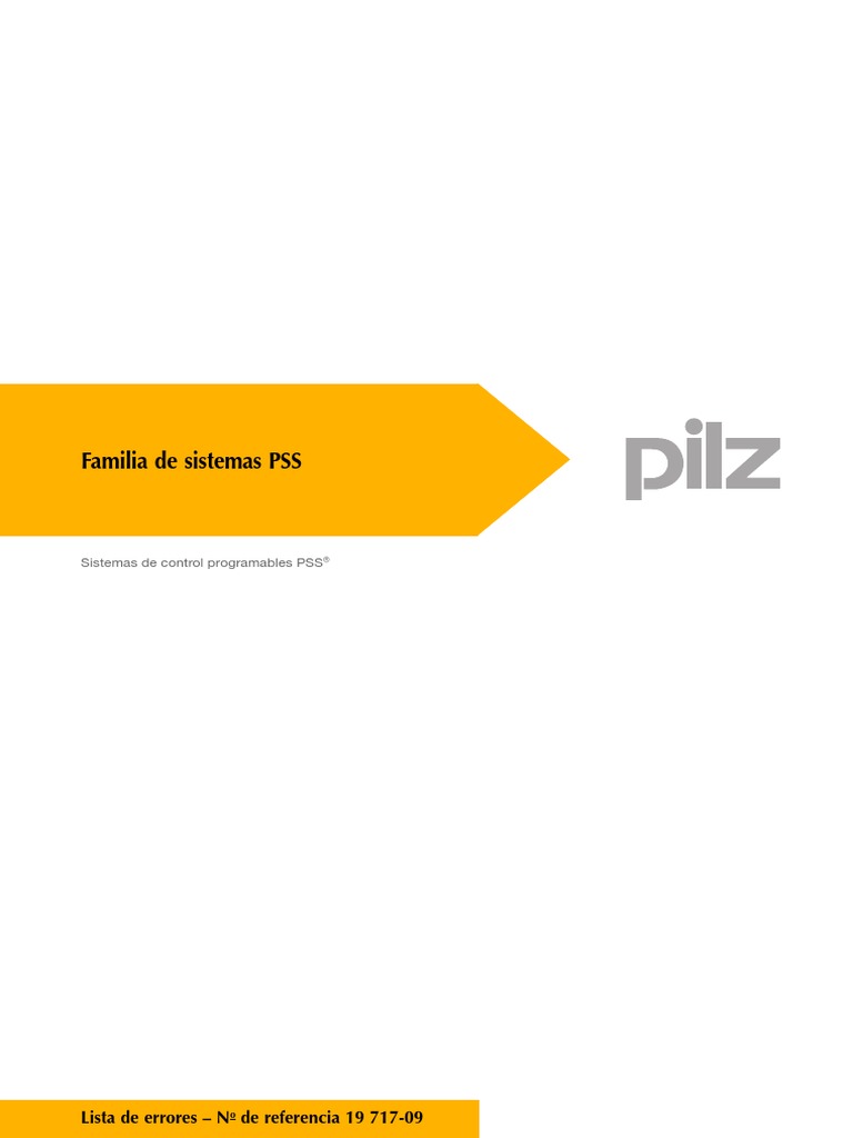 PSS Error List 19714-ES-09 | PDF | Poco | Notación Matemática