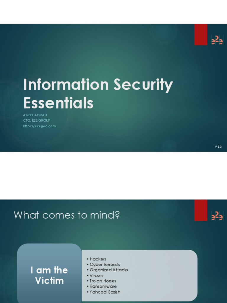 Cybersecurity Essentials Guide | PDF | Ransomware | Malware