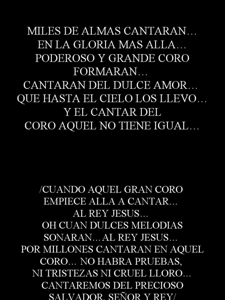Coro Celestial: Himno de Alabanza | PDF | Arte | Religión y espiritualidad