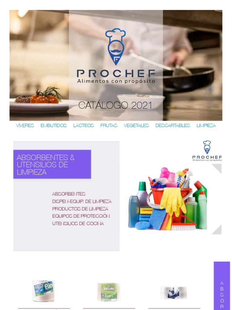 Catalogo Prochef | PDF | Implementos nacionales