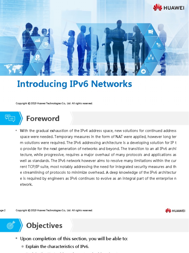 HC110110032 Introducing IPv6 Networks | PDF | I Pv6 | Ip Address