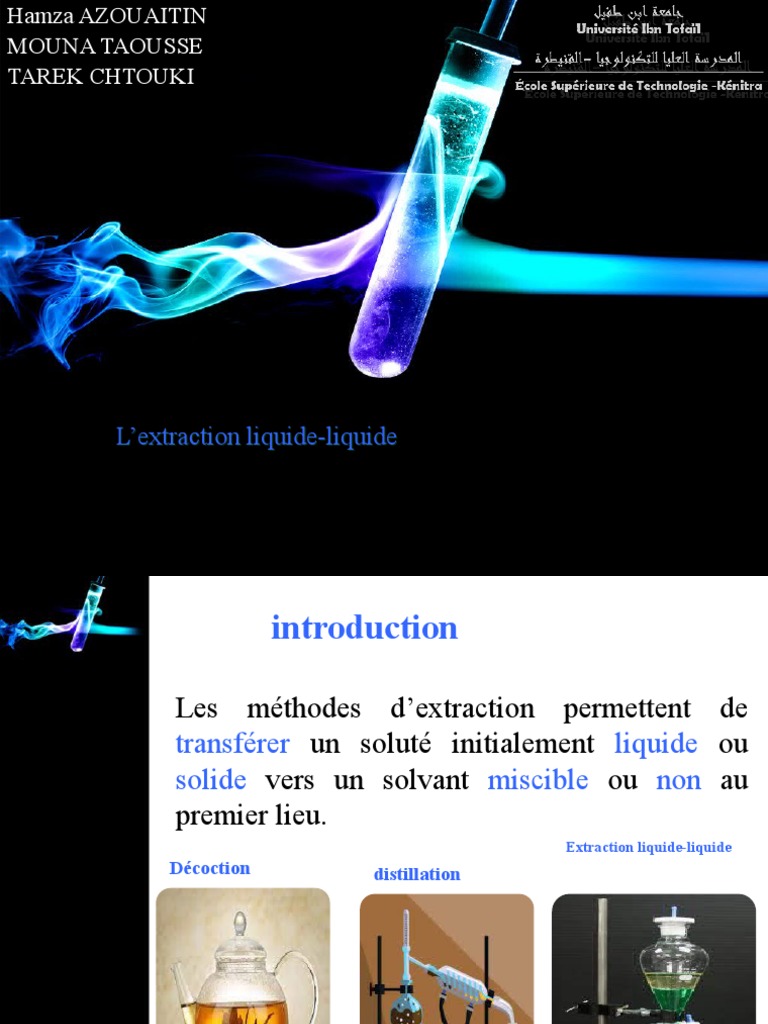 L'extraction Liquide-Liquide Version Final | PDF