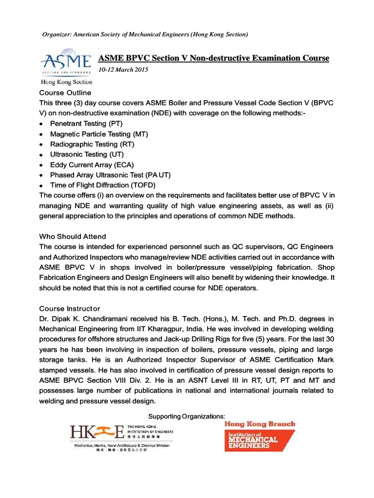 Asme Section V | PDF | Nondestructive Testing | Engineering