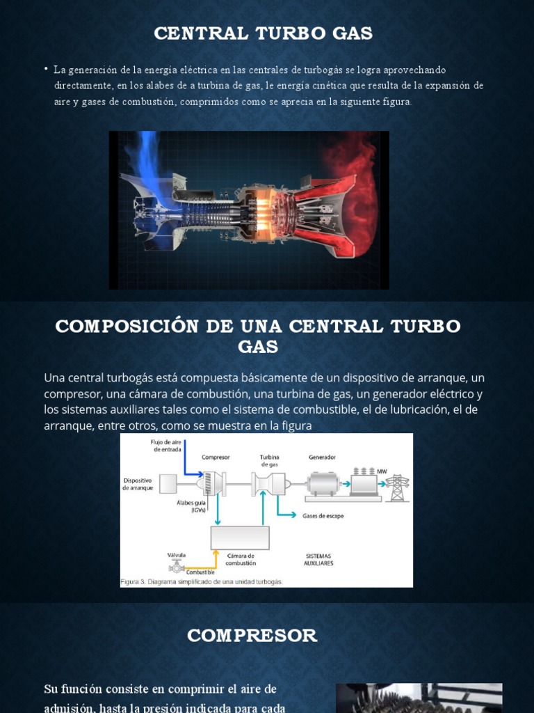 Central Turbogas | PDF | Turbocompresor | Turbina