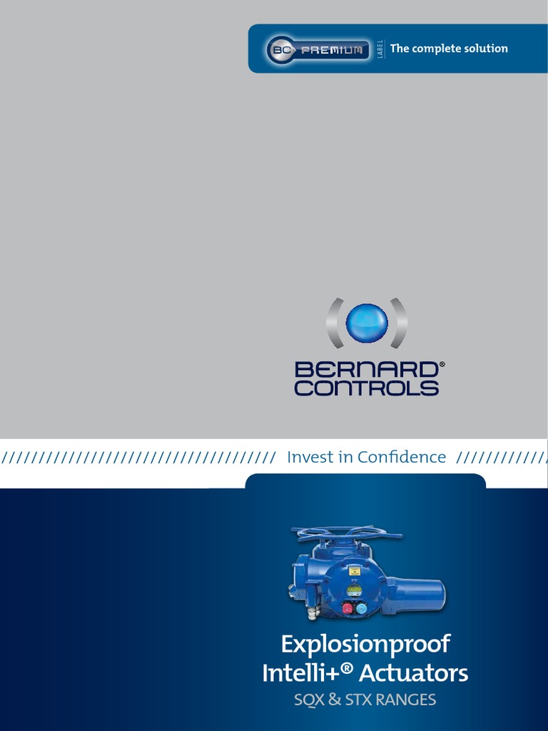 Explosionproof Intelli+® Actuators: Invest in Confidence | PDF | Relay ...