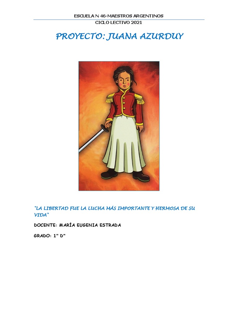 Proyecto Juana Azurduy | PDF