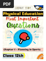 Physical Education Class 12 Chapter 1 Notes | PDF | Sports & Recreation