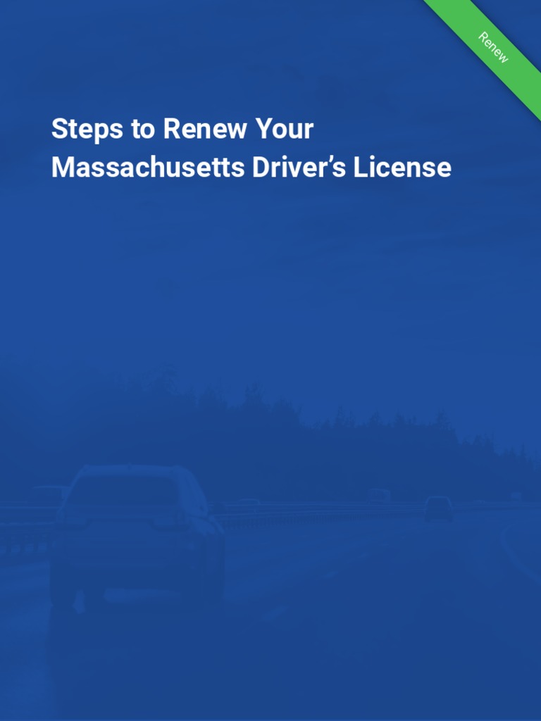 Steps To Renew Your Massachusetts Driver's License | PDF | Voter ...