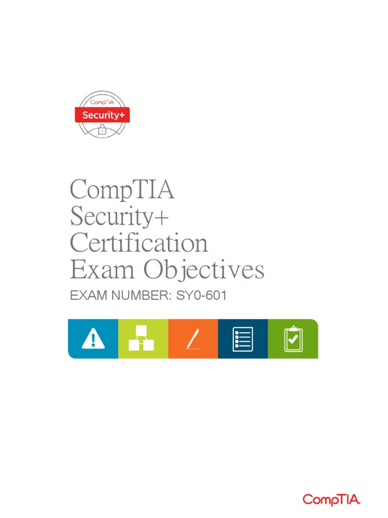 CompTIA Security+ SY0-601 Exam Objectives (3.0) | PDF | Test ...