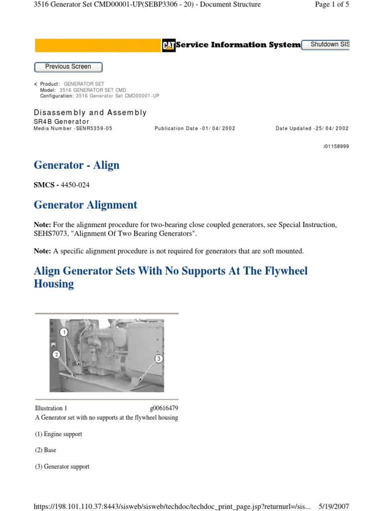 Generator - Align: Disassembly and Assembly | PDF | Screw | Tools