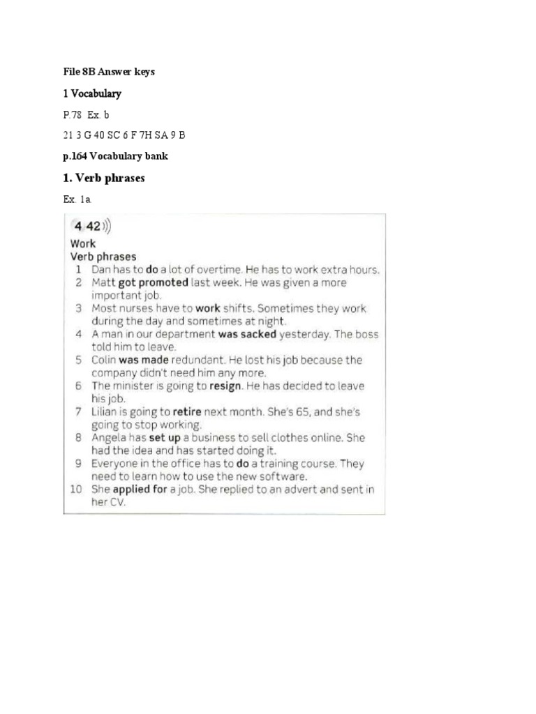 File 8B Answer Keys | PDF