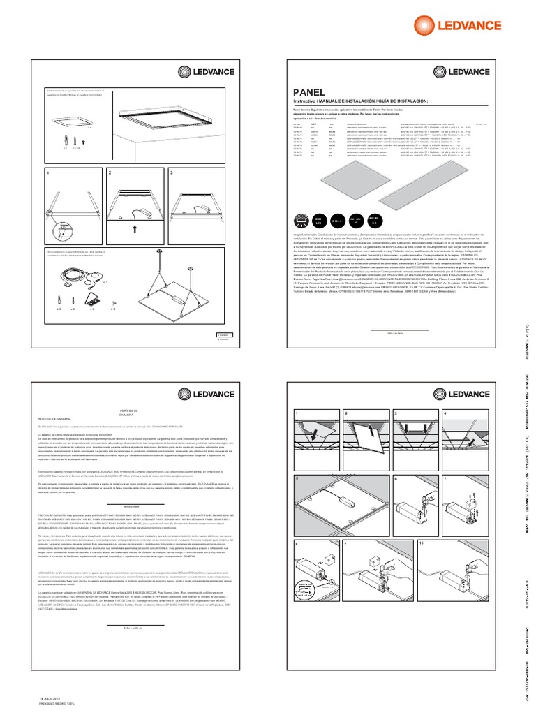 Ledvance Panel 40W | PDF | Ecuador