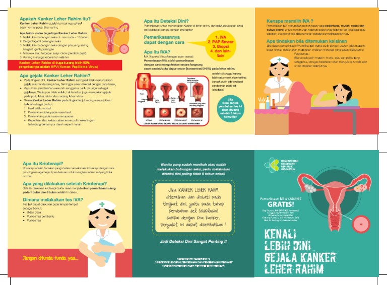 Leaflet Kanker Serviks Baru | PDF