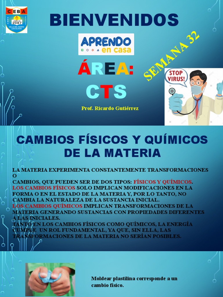 Cambios Físicos y Químicos de la Materia | PDF | Química | Importar