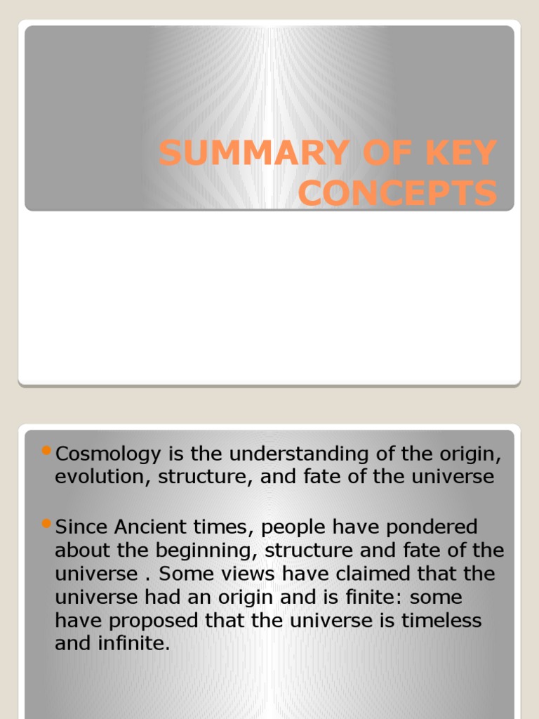 Lesson 3 Summary of Key Concepts | PDF